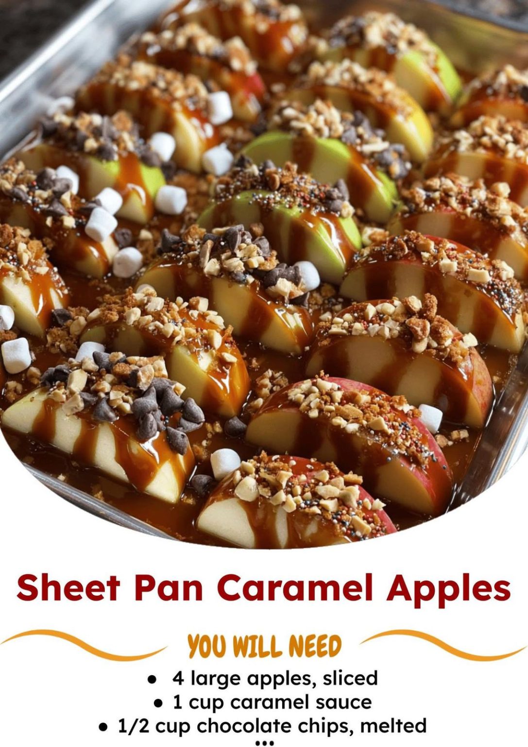 Sheet Pan Caramel Apples – Just Cook