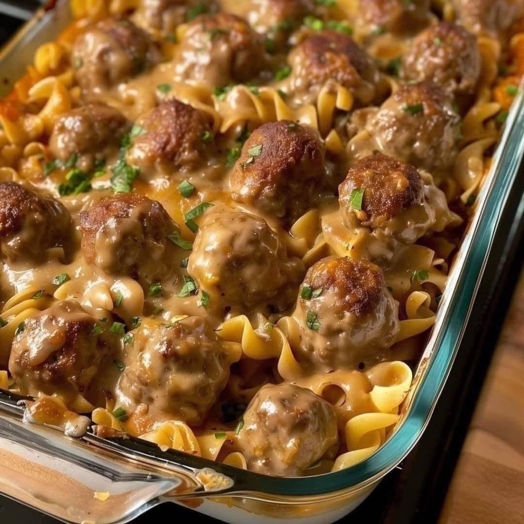 SWEDISH MEATBALLS AND NOODLES – Just Cook