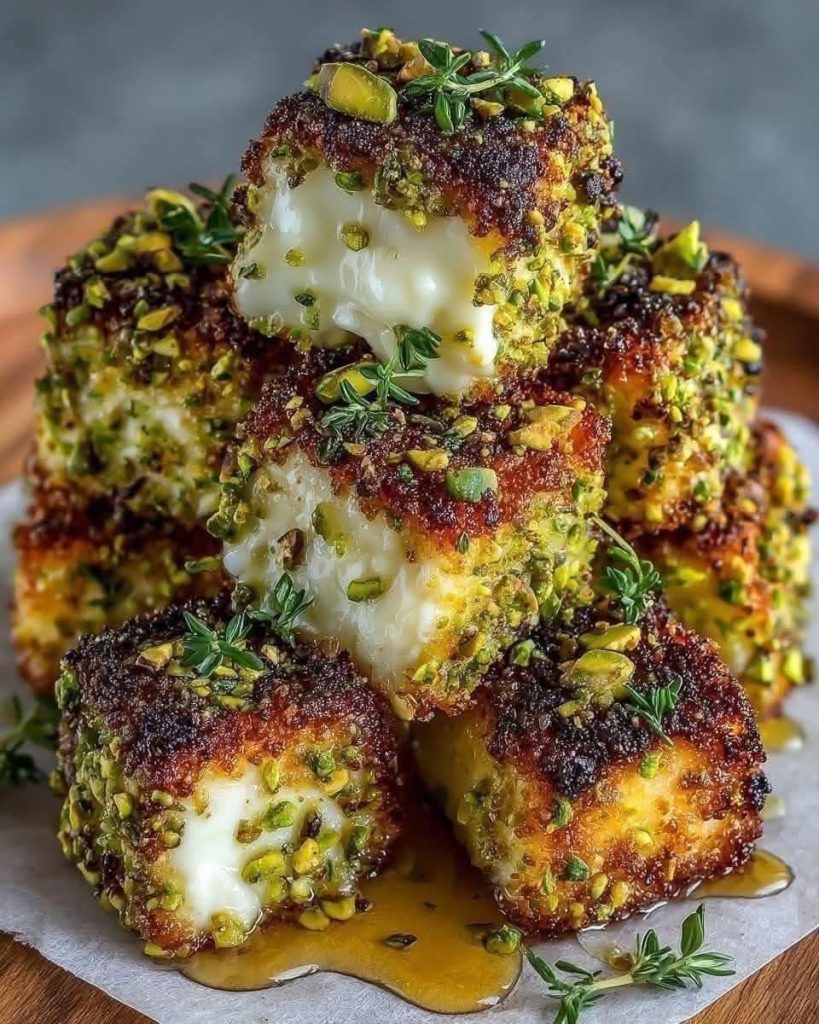 Pistachio Crusted Brie Bites – Just Cook